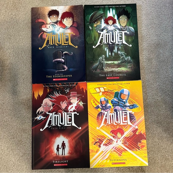 Scholastic | Office | Amulet Graphic Novel Comic Volume 4 7 And 8 By Kazu Kibuishi | Poshmark